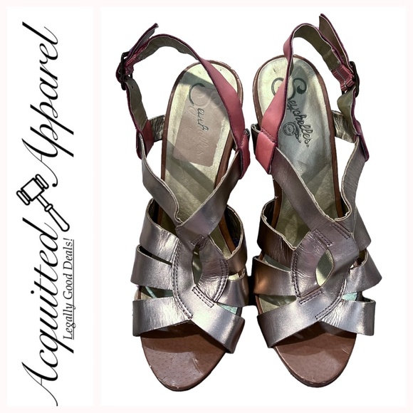 Seychelles | Shoes | Seychelles Block Heels Gold Ankle Wrap Dress ...